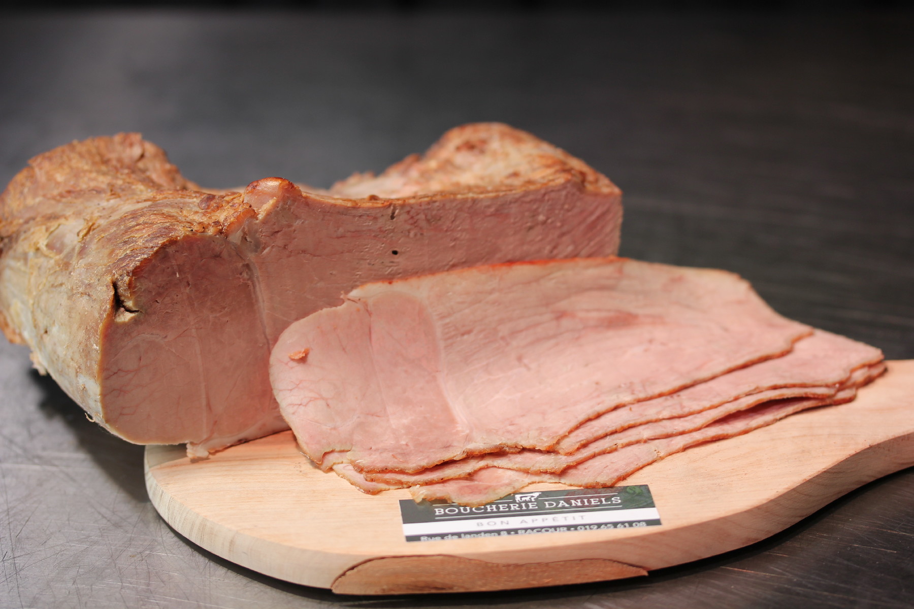 Roti de porc cuit - Boucherie Daniels