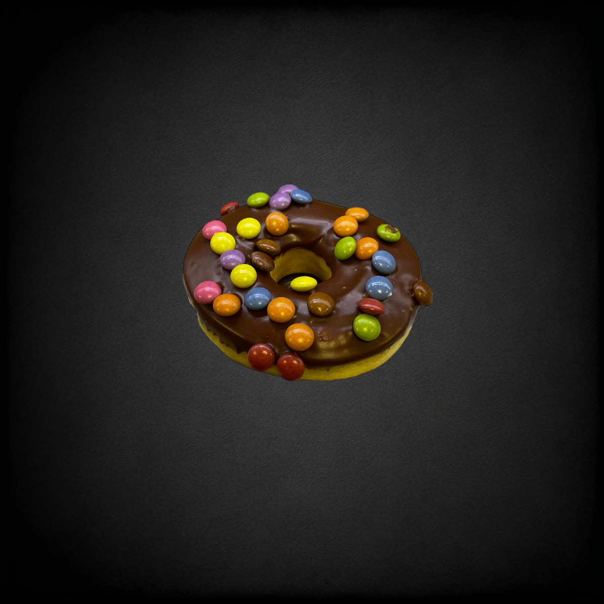 Donut choc smarties - Bakkerij Heidi
