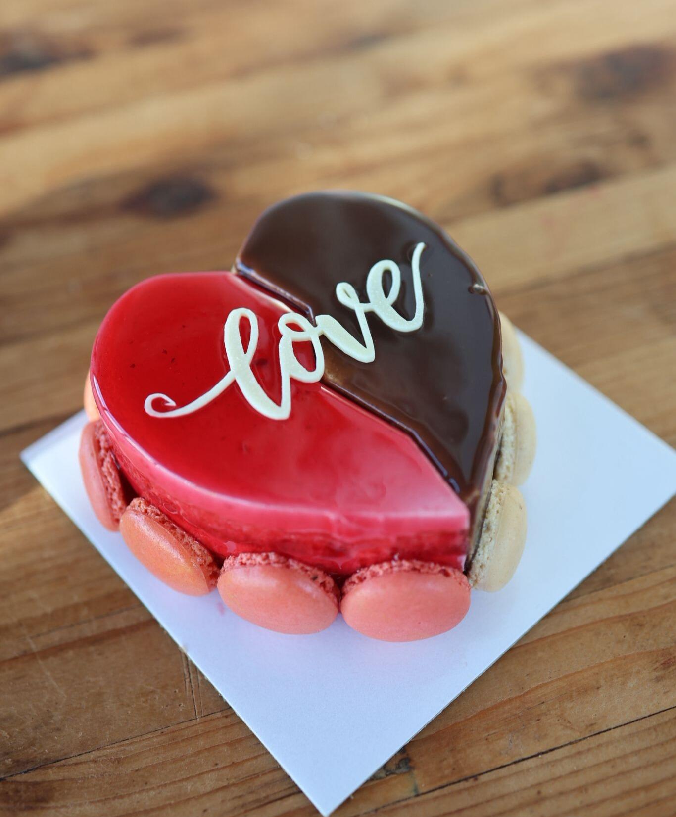 Duo hart 2P samba framboos - Bakkerij Verleysen - Berlare