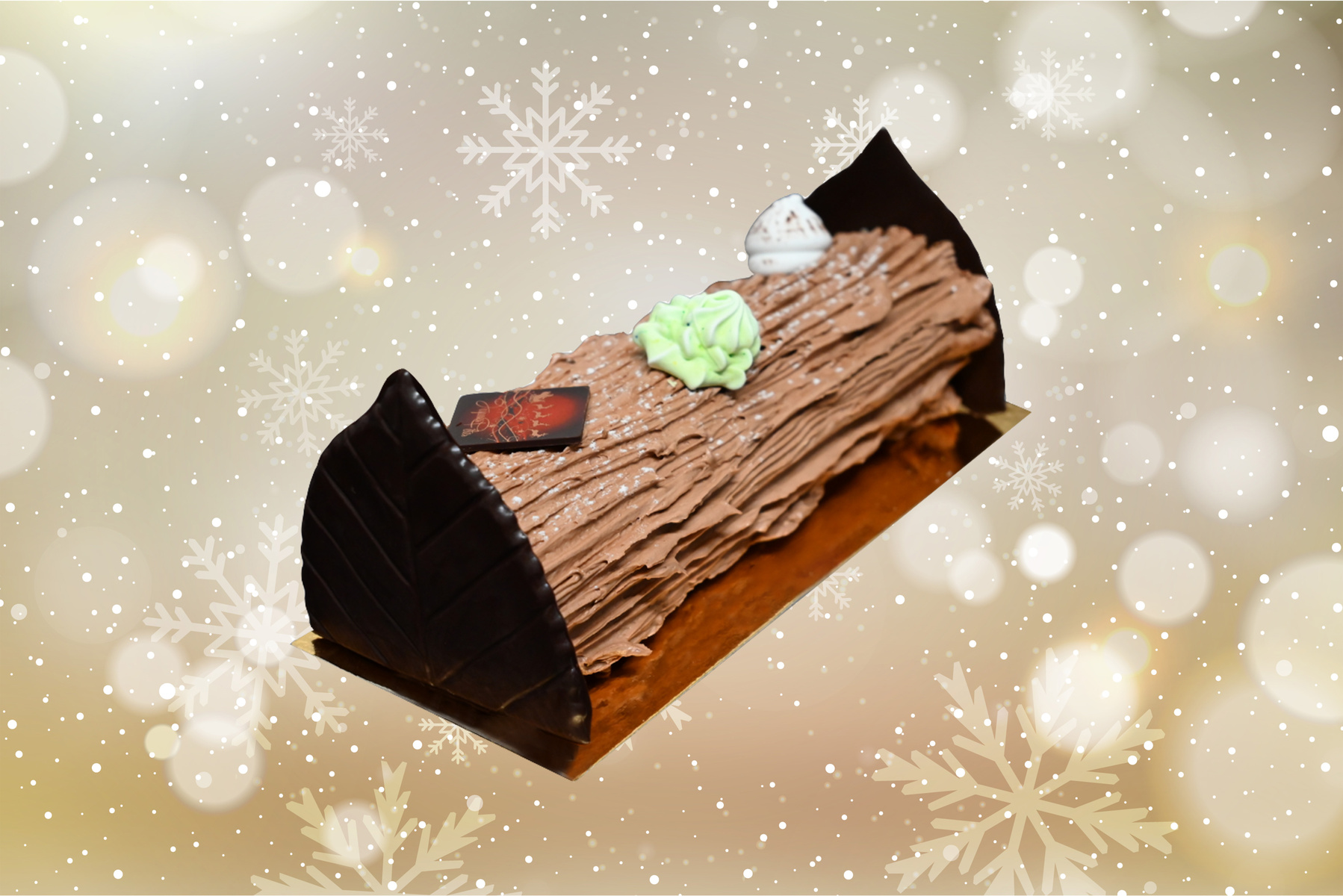 BUCHE BEURRE CHOC 6P - Boulangerie Bourguignonne