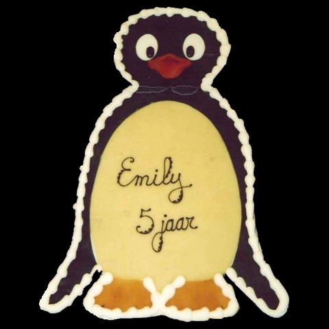 Biscuit Boterroom Vorm Pingu - Bakkerij Elly Lint
