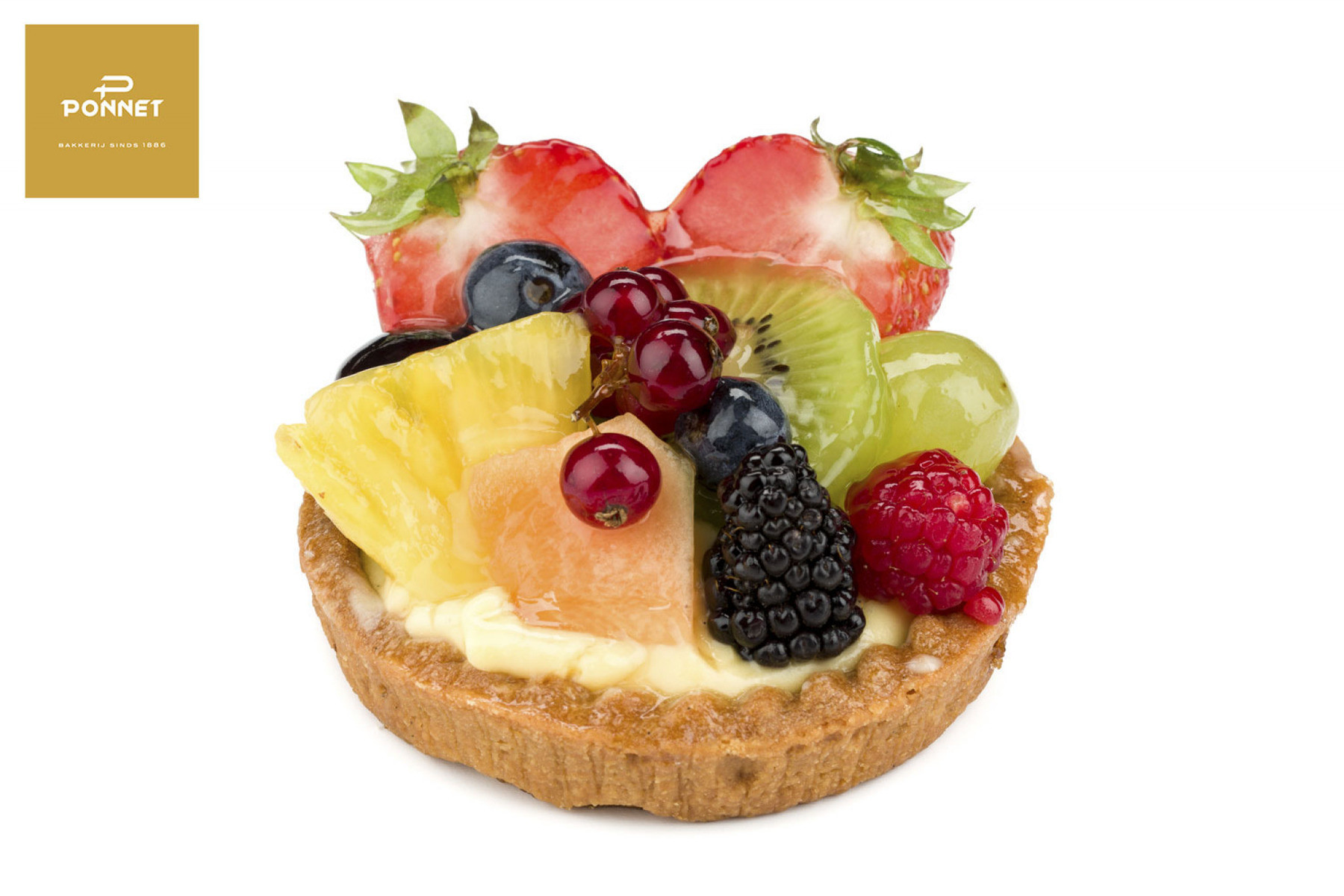 Fruittaartje vers fruit - Bakkerij Ponnet - Zottegem