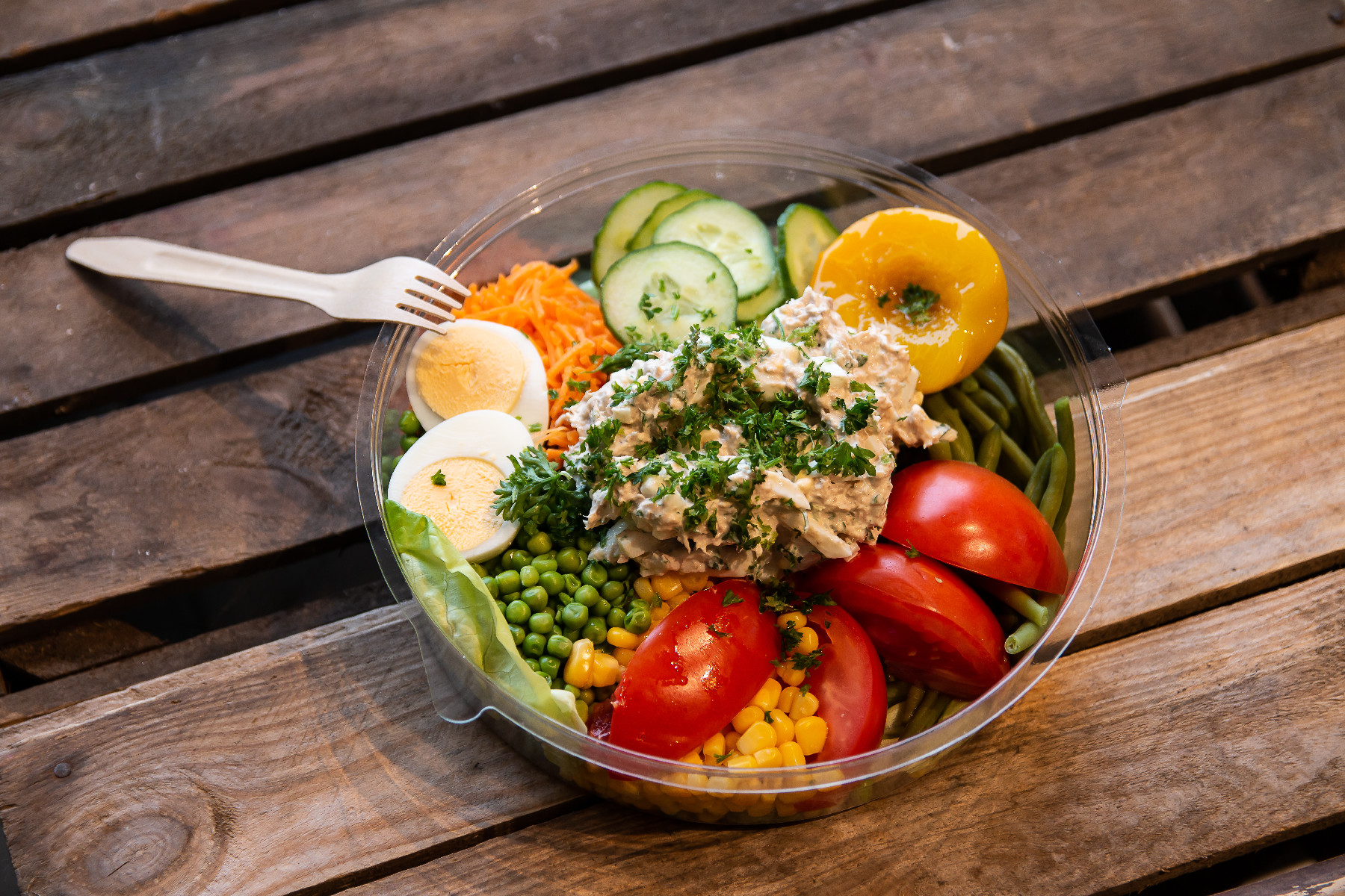Slaatje perzik tonijn - Slagerij Staes - Van Zummeren (Meattime)