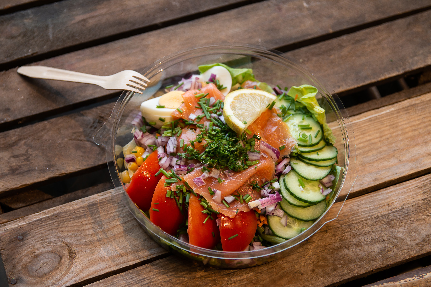 Slaatje gerookte zalm - Slagerij Staes Van Zummeren (afhalen in de winkel)